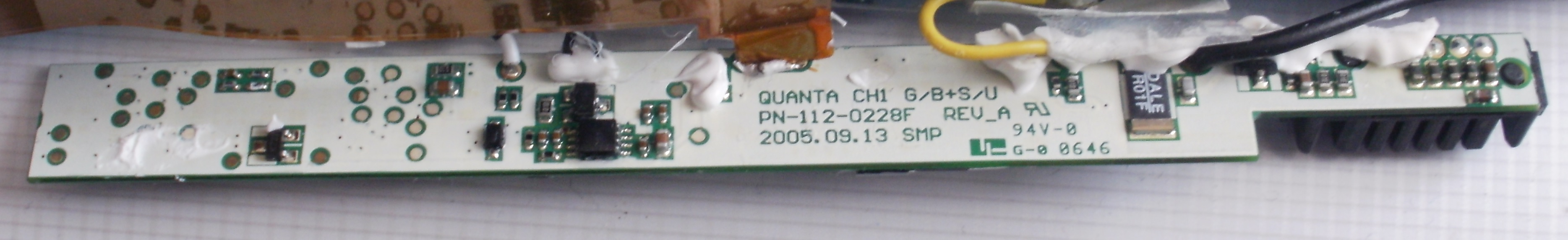 [Rozwiązano] SQU-512 | Packard Bell GN45 - Reset baterii z układem BQ2084