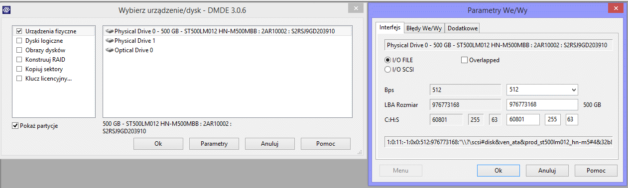 WD2500AAJB - brak dostępu do plików na dysku pracującym przez złącze USB