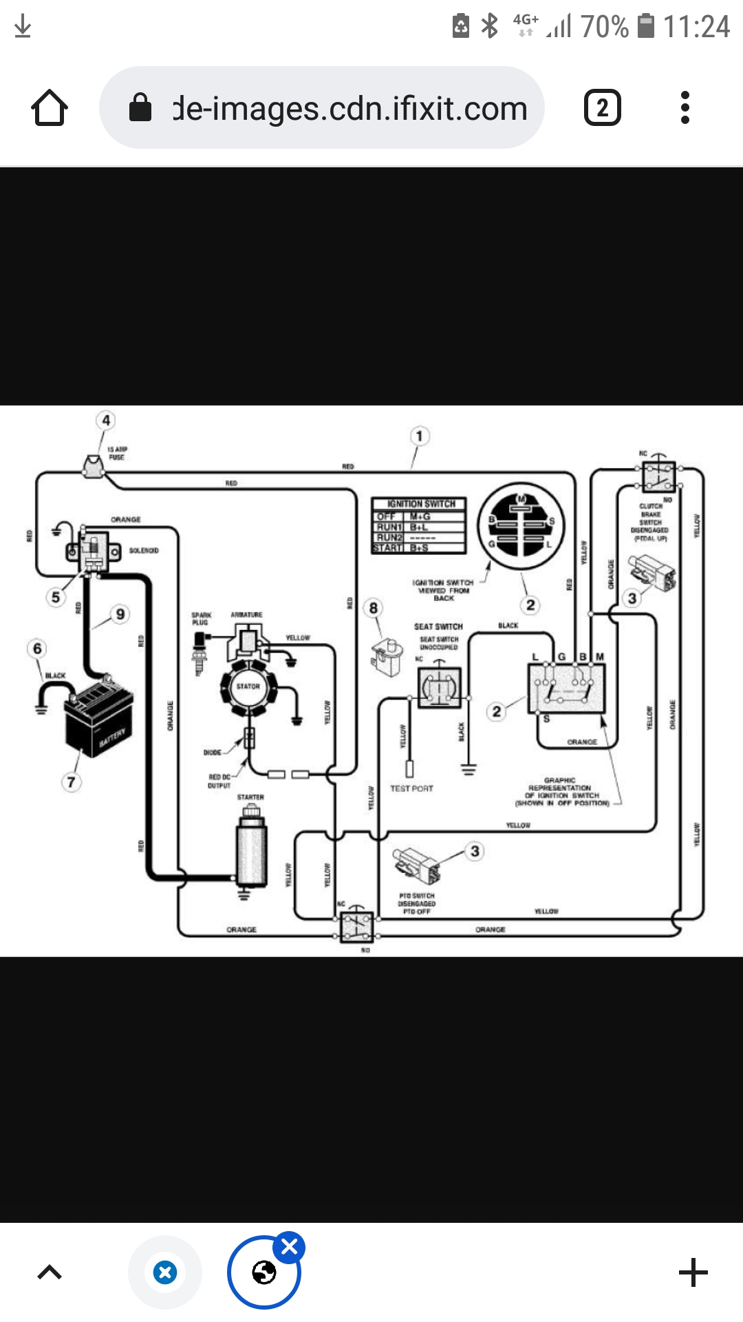 [Rozwiązano] Traktorek Murray 10/30 z 1983r - Uszkodzona stacyjka ...