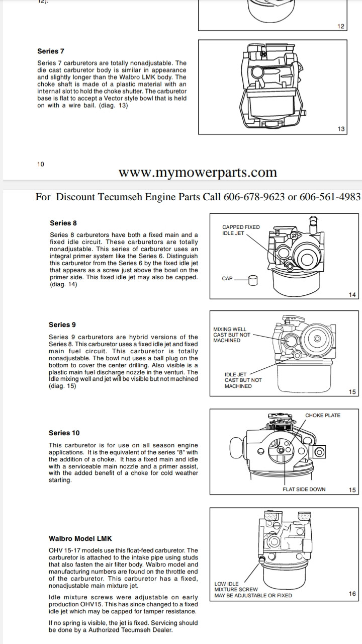 Regulacja gaźnika w silniku Tecumseh OHV135 13.5hp - procedura i wskazówki