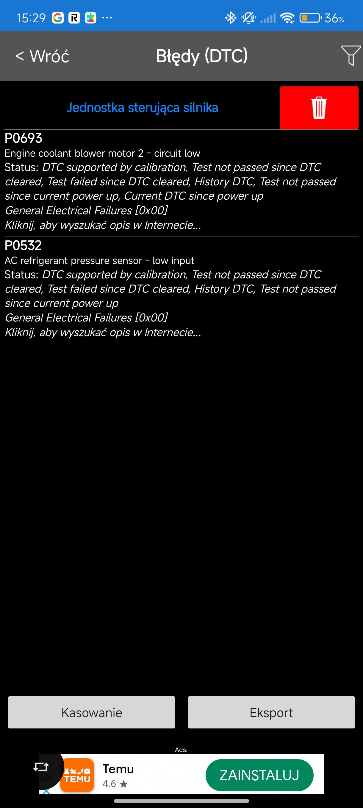 [Rozwiązano] Saab 9-3 2.0t - Kompresor klimatyzacji nie startuje, błąd ...