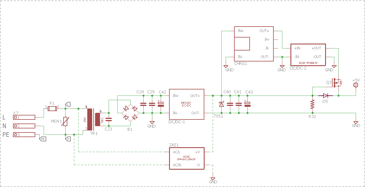 Projekt UPS 5V/2.5A - jak zaprojektować przełączanie zasilania bez diod?