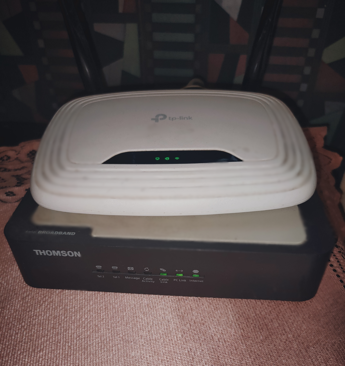 Modem kablowy Thomson: brak sygnału, migające diody - Internet, PC Link ...