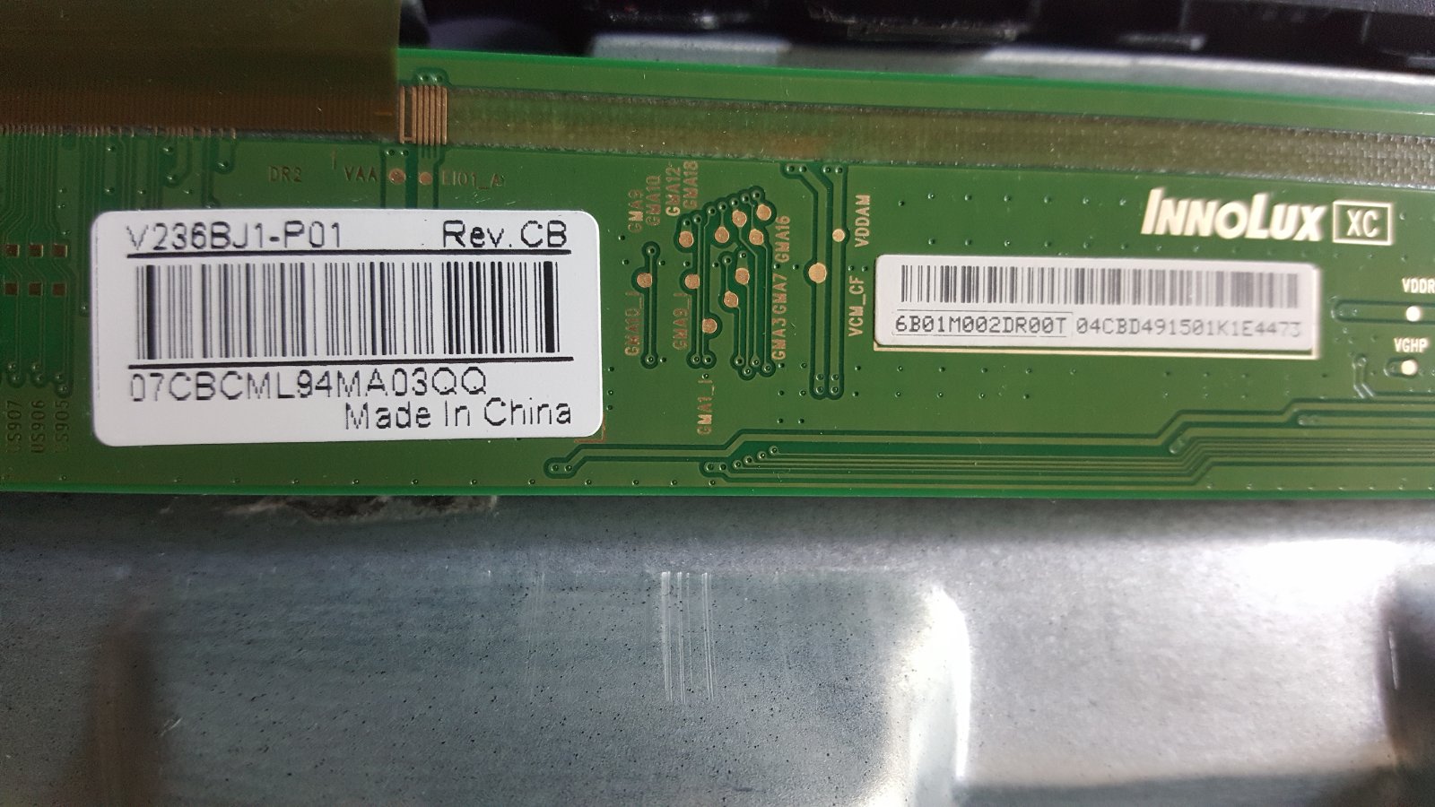 BLAUPUNKT BN24H1012EB: Marka, Model, Chassis MSD3663M2C1, Matryca ...