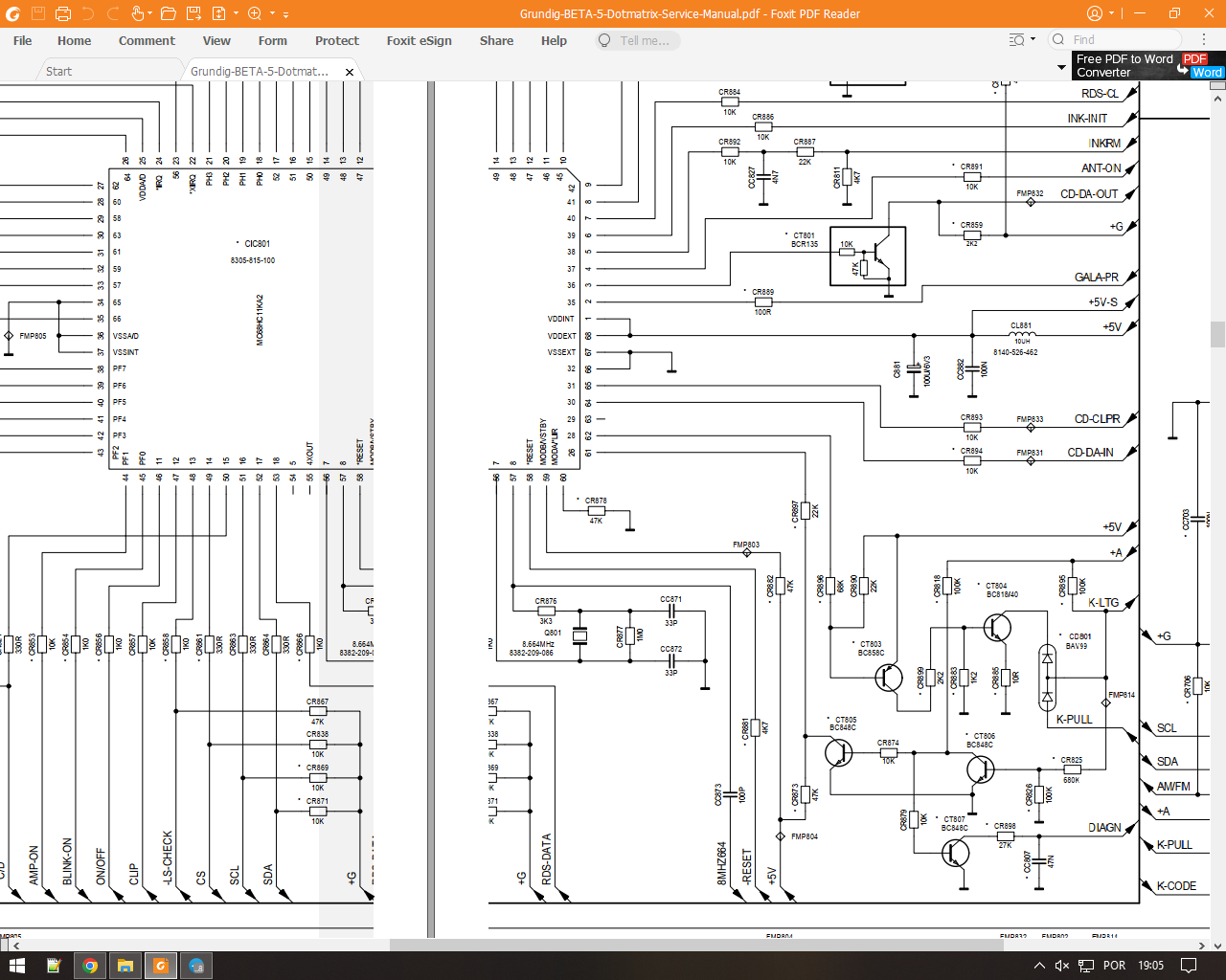 VW BETA V GRUNDIG - rozkodowanie radia Beta V Grundig