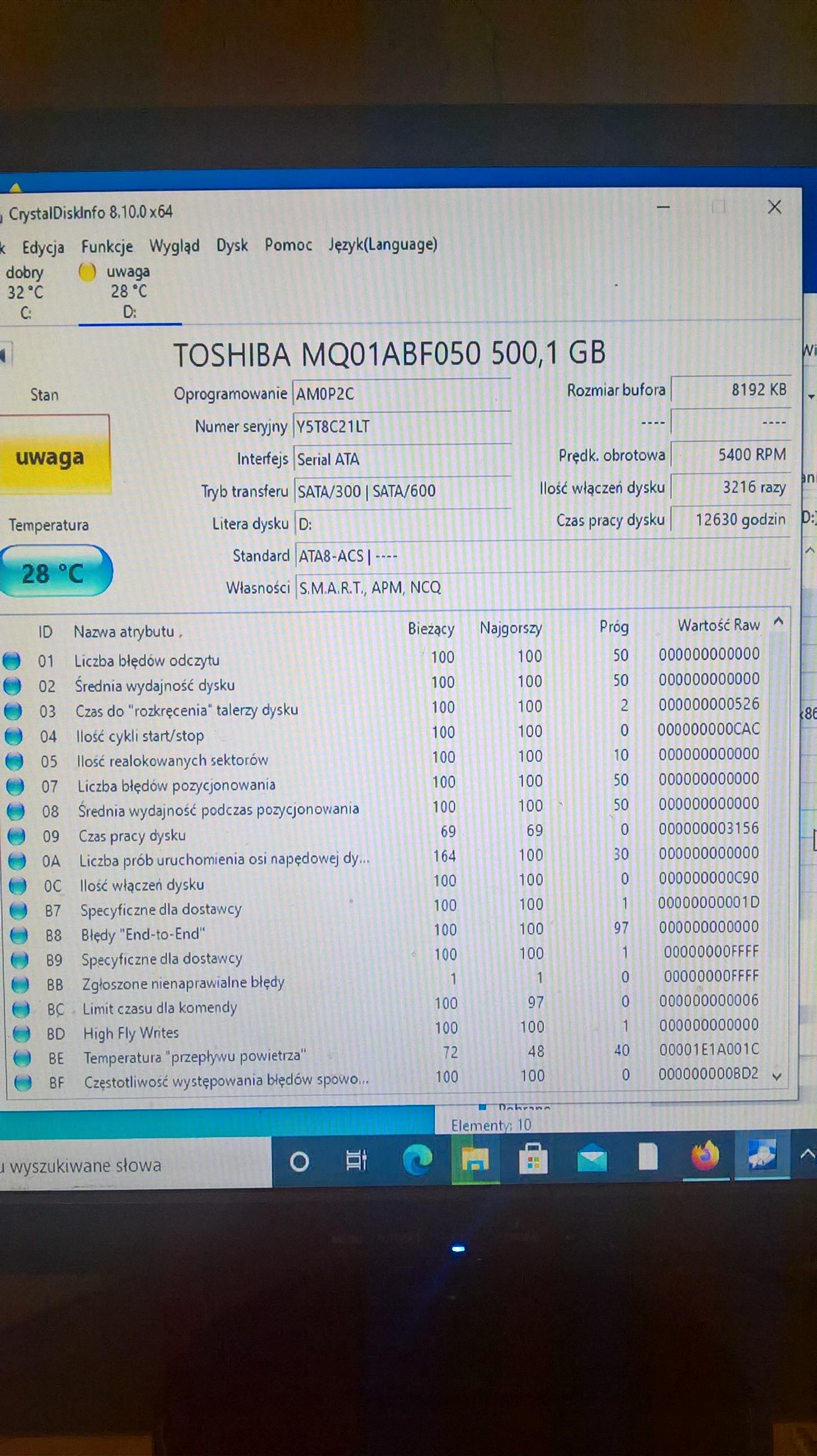Laptop długo się włącza i nie reaguje na nic. HP z Windows 10