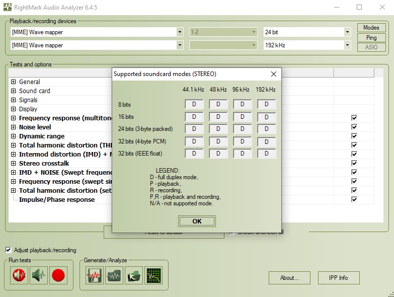 RightMark Audio Analyzer - Zewnętrzna karta dźwiękowa do testowania ...