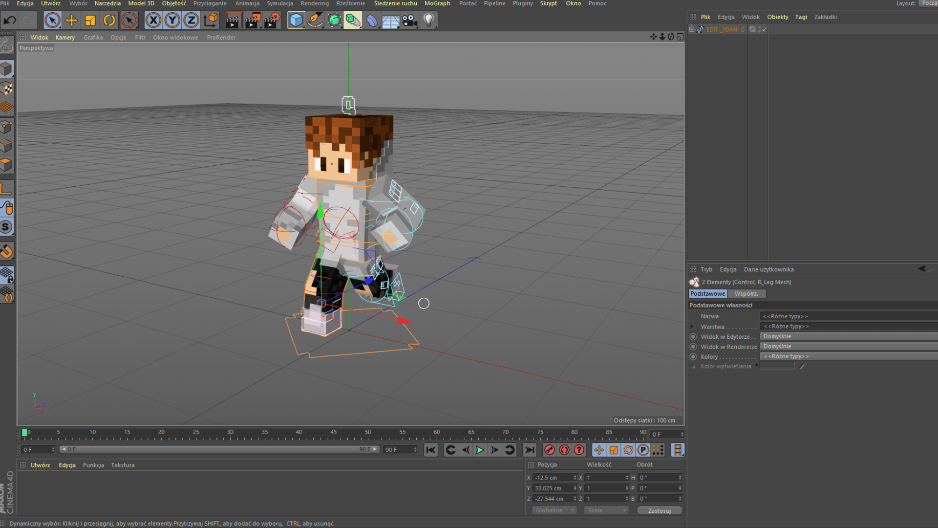 Cinema 4D: Rozbieżność pomiędzy podglądem a renderem w przypadku skinów ...