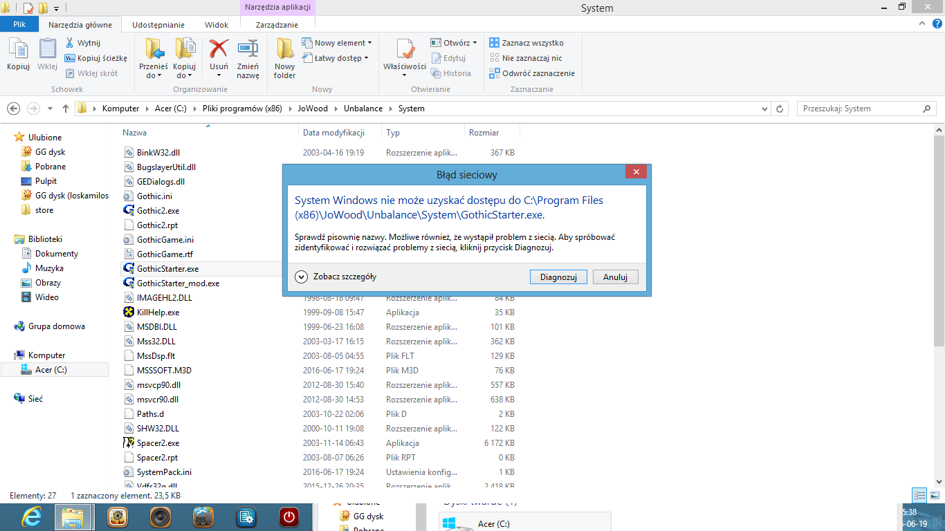 Jak naprawić błąd z dyskiem C: na Windows 8.0 bez formatowania?