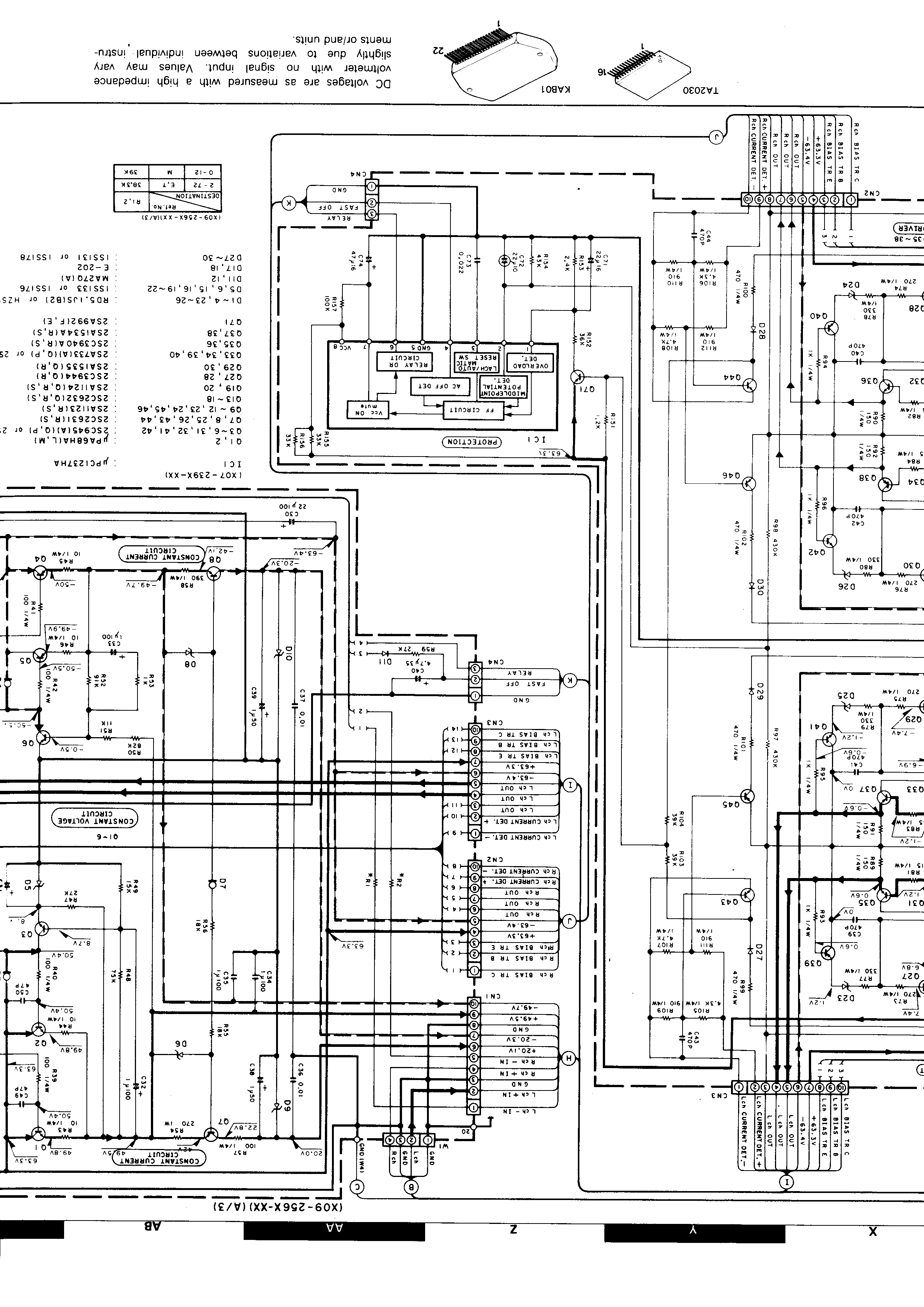 Zniekształcenia dźwięku we wzmacniaczu Kenwood KA-949 po układzie A class