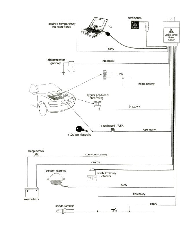 Autronic AL 700 - Jak podłączyć instalację gazową w Citroen Berlingo 1.4?