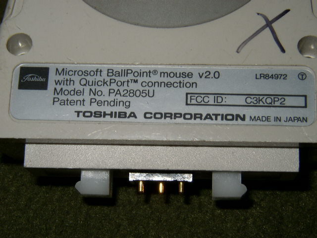 Microsoft BallPoint mouse - podłączenie do portu PS2 lub RS-232