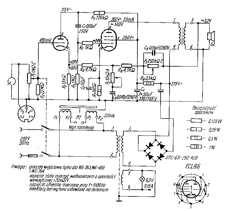 Jak zbudować wzmacniacz lampowy na ECL86 z części telewizorów Szmaragd 902?