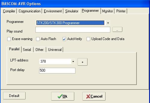 STK 200 / STK 300 jak tym programowac ATAMEL'a 8????