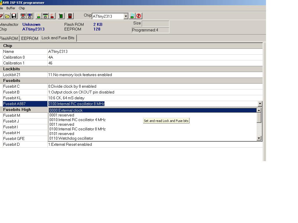 ATtiny2313 – brak komunikacji po zmianie fusebit na zewnętrzny kwarc ...