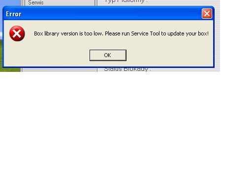 MSSBOX II - błąd JTAG i MSS SERVICE Software 1.21 po reinstalacji systemu