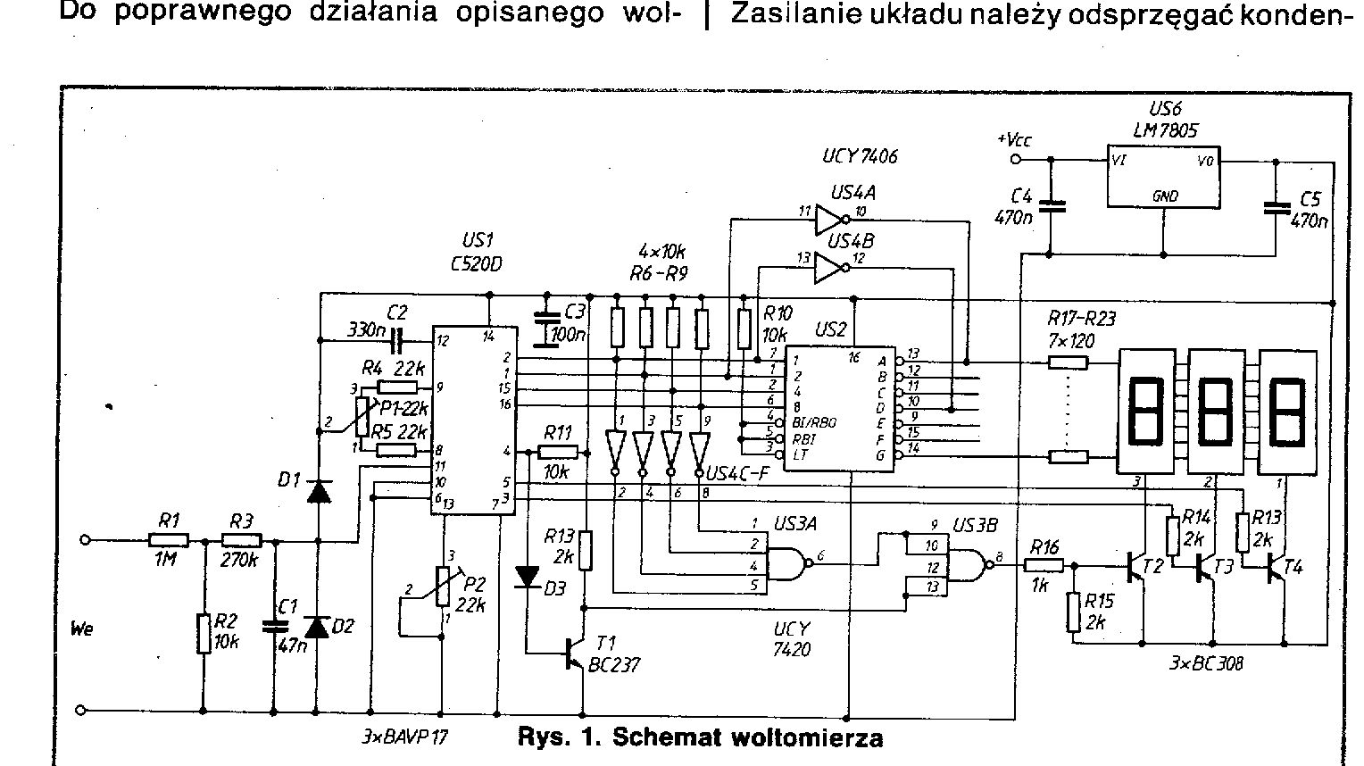 Gdzie znaleźć schemat układu C520D? Szukam informacji i aplikacji