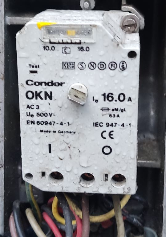 [Rozwiązano] Myjka ciśnieniowa Karcher HD1090 z wyłącznikiem Condor AC3 ...