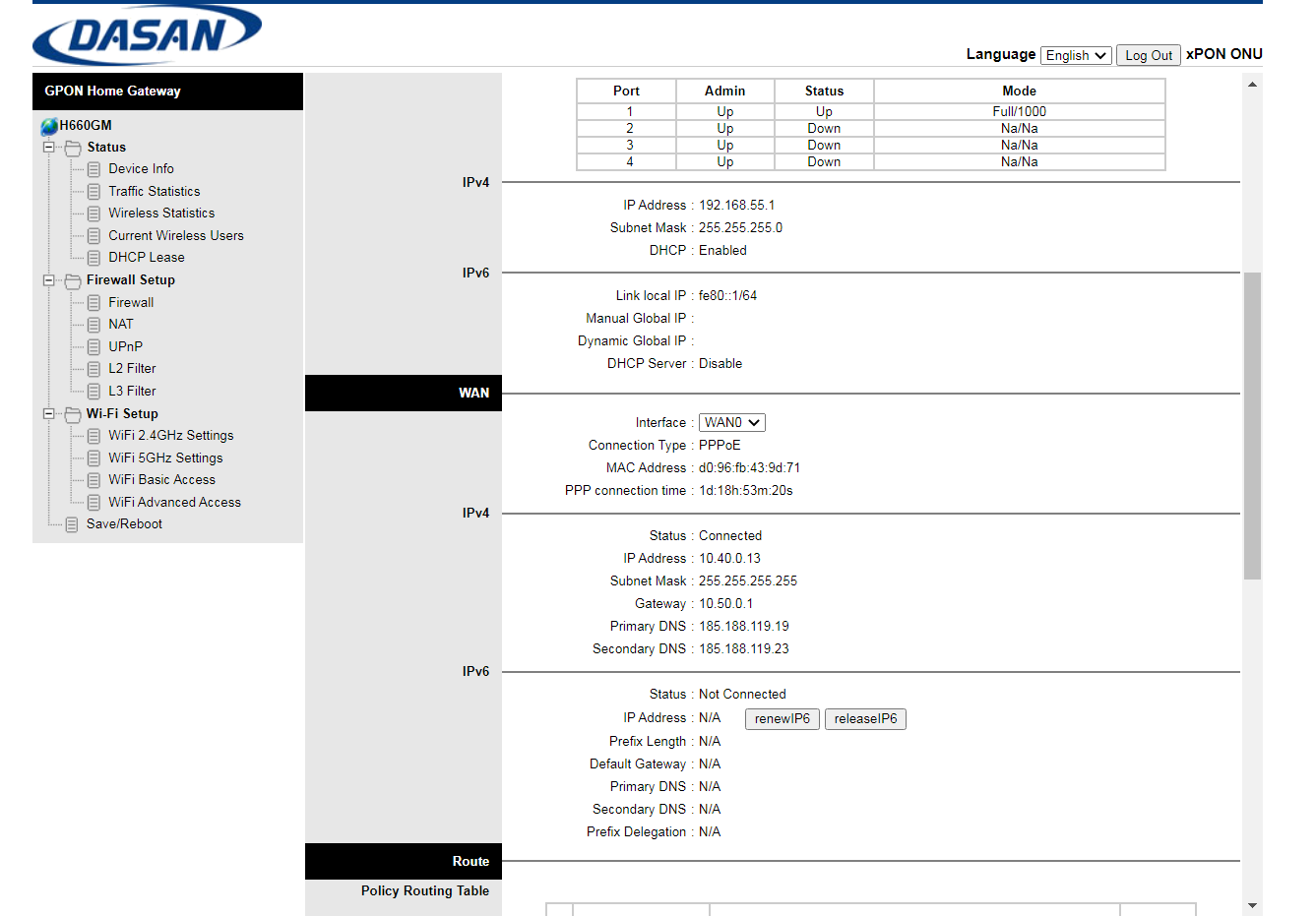 DASAN H660GM: Brak opcji zmiany DNS - porównanie i pomoc w ustawieniach