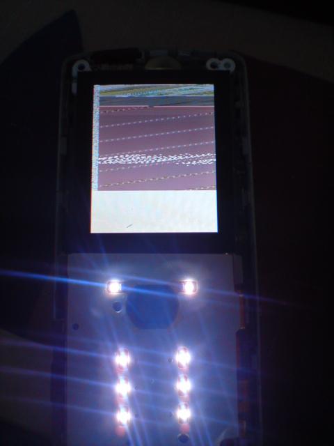 SE K750 - wyświetla tylko połowę, reszta zniekształcona