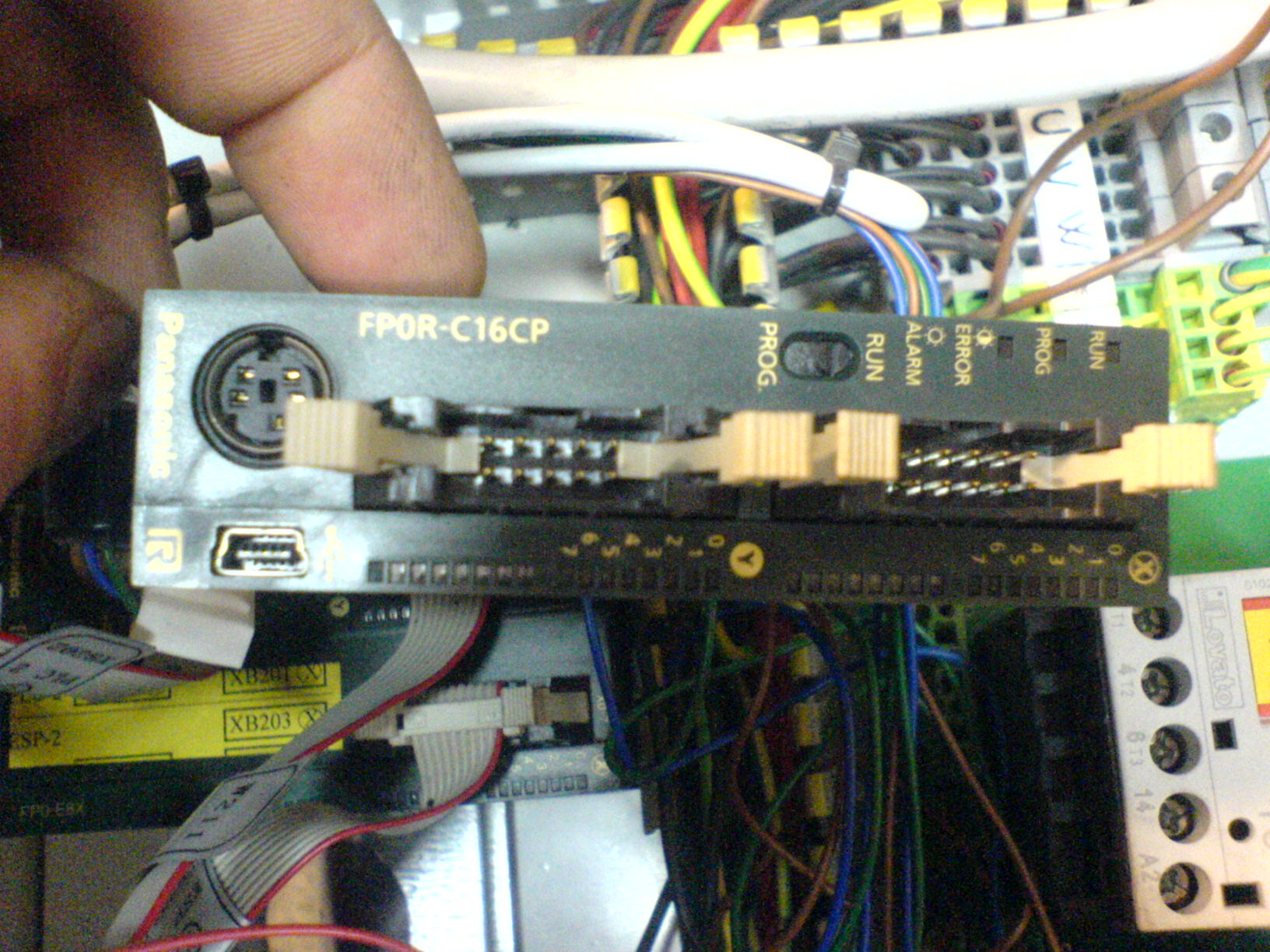 Parametry i podłączenie sterownika PLC Panasonic FPOR-C16CP - wejścia/wyjścia