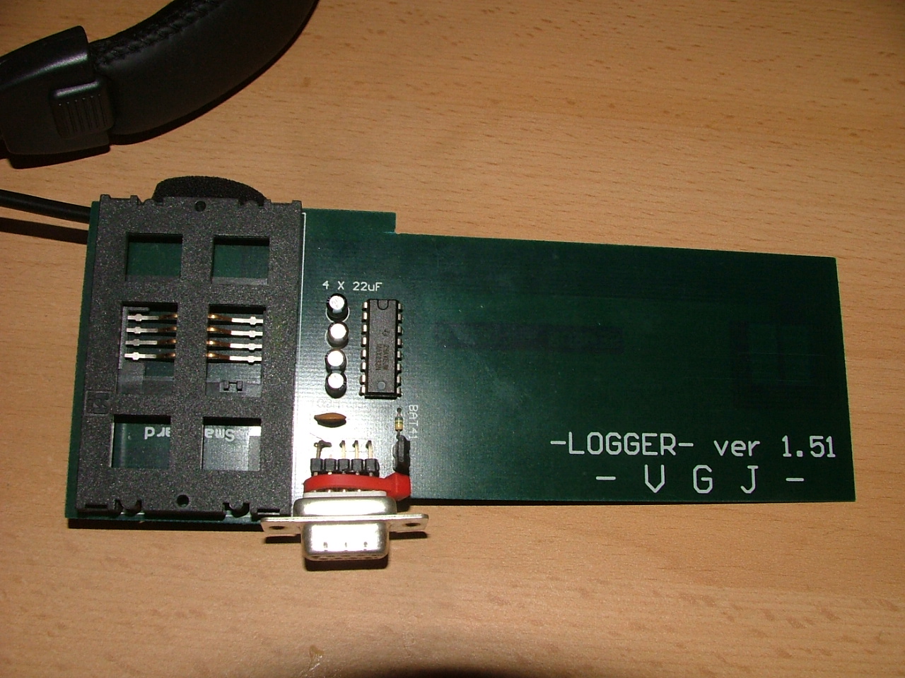 Przeróbka loggera ver 1.51 z układem MAX 232N na season - instrukcje