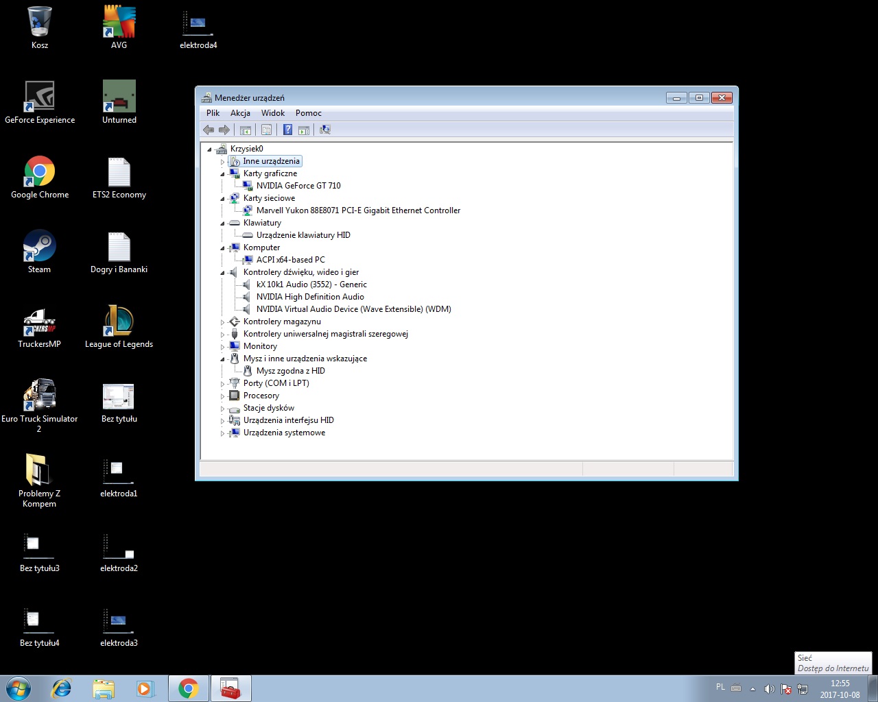 kX 10k1 Audio (3552) - Nie mam dźwięku w komputerze.