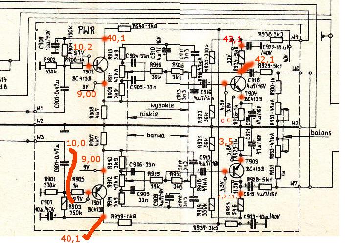 [Rozwiązano] Radmor 5102 - Jeden kanał gra ciszej. Próbowałem już ...