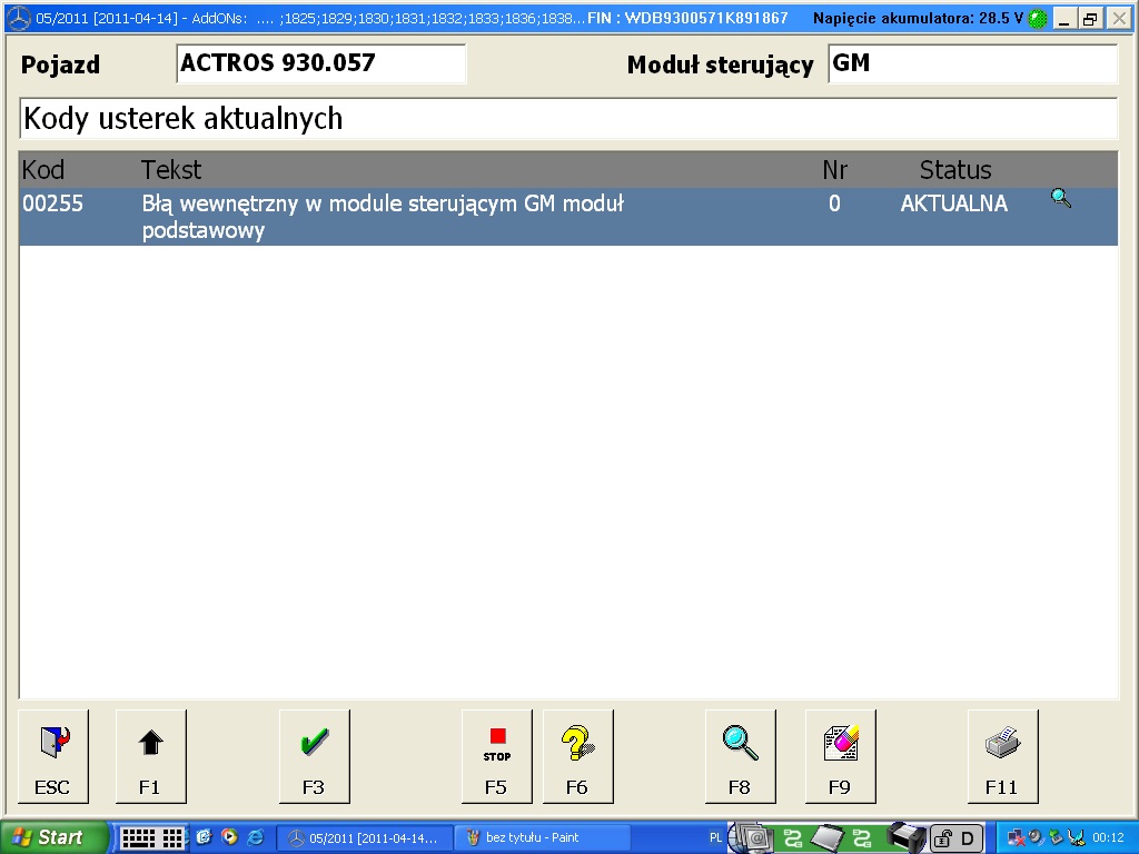 Mercedes Actros - Nie mozna nauczyc skrzyni biegow gs31