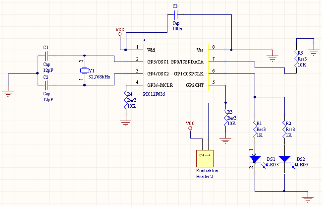 PIC 12F635 - brak przejścia w tryb sleep, zużycie energii jak w ...
