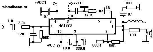 Układ scalony HA 1397 ( HA 1370)- poszukuję aplikacji.