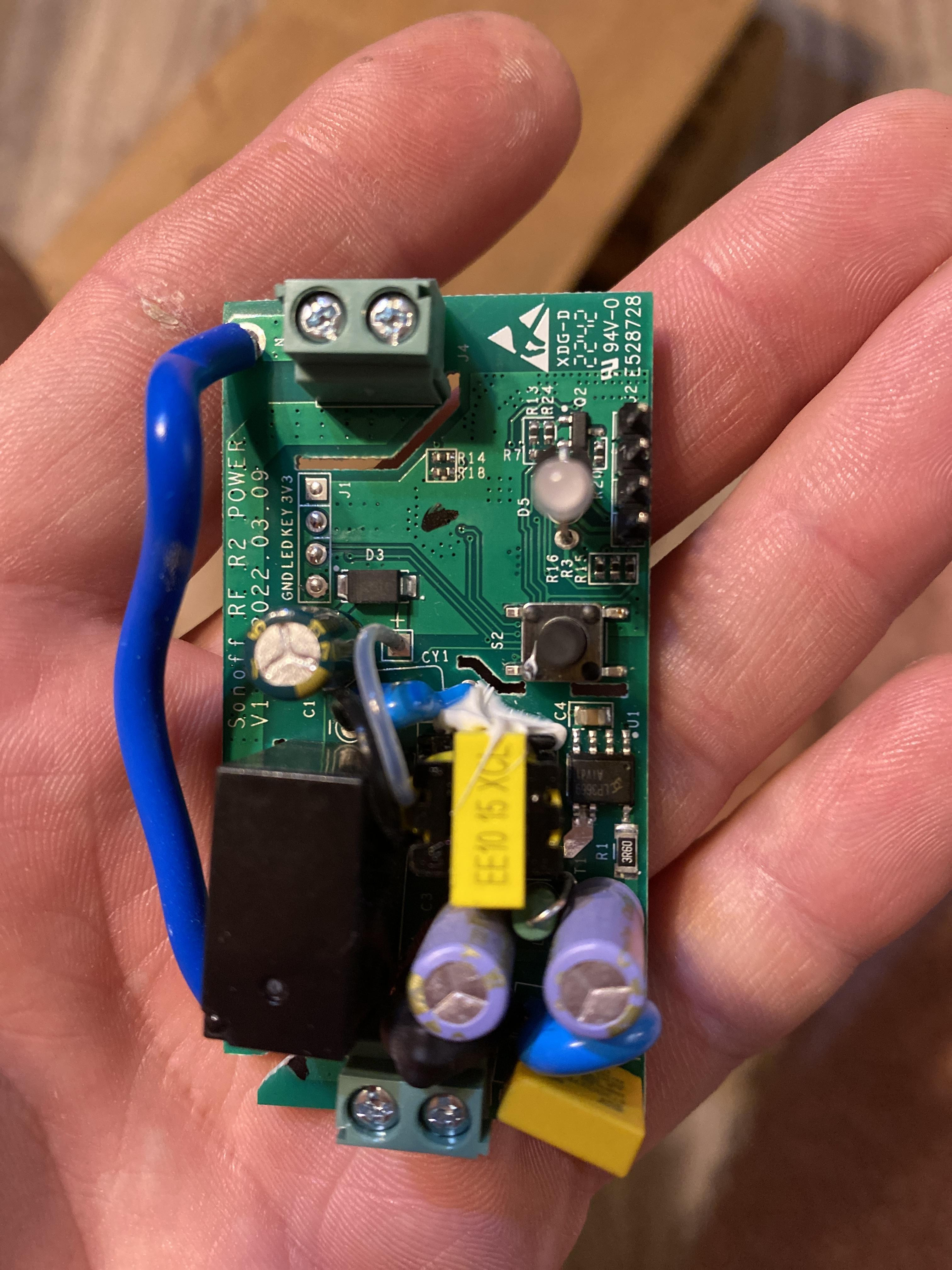 Sonoff Basic R2 - Podłączenie kontaktronu do Supli po przeróbce na bez ...