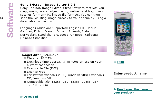 Gdzie znaleźć program do komunikacji SE T230 z komputerem?