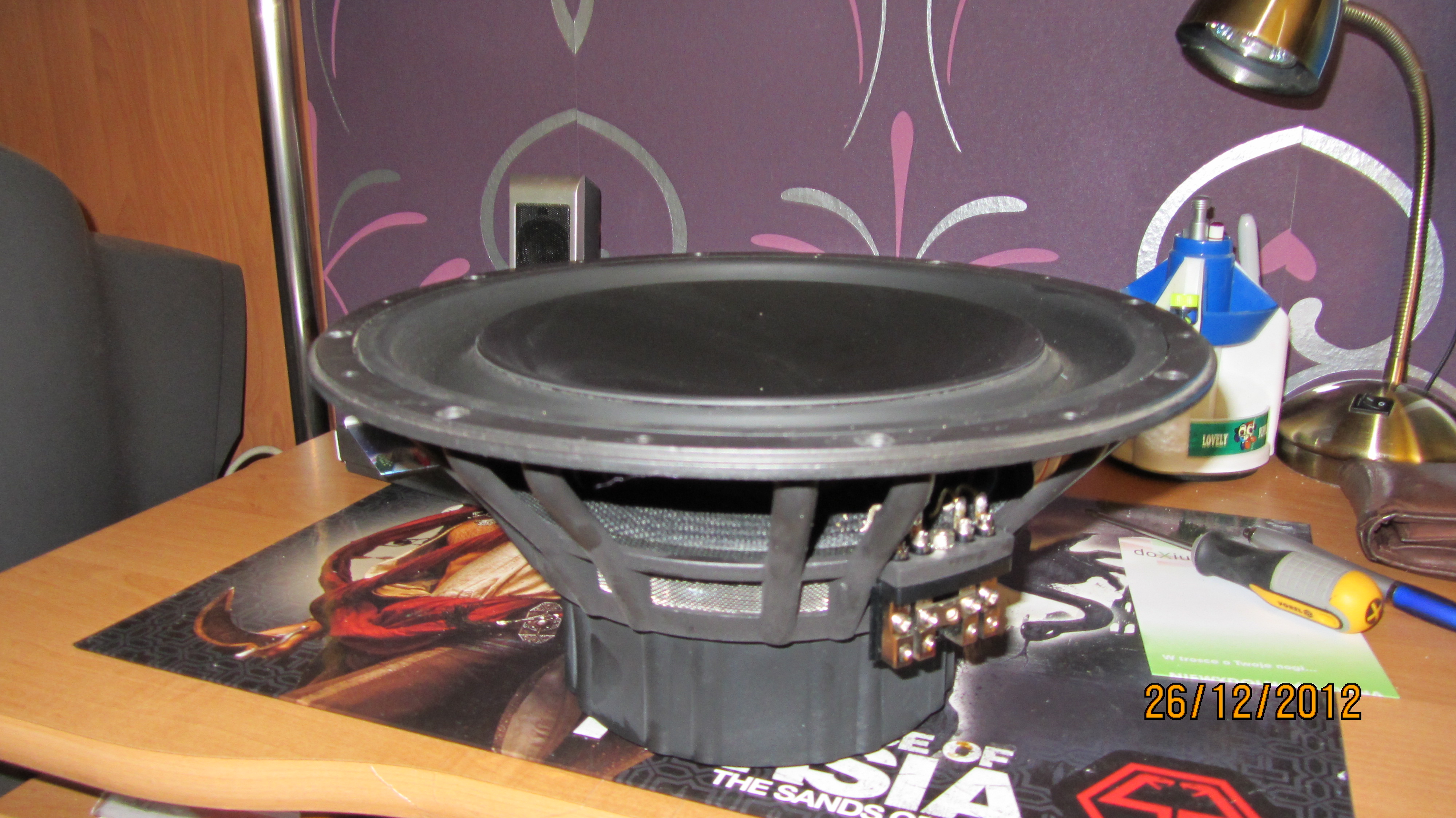 Jak naprawić zerwaną licę w głośniku MB Quart RWE 302? Szczecin