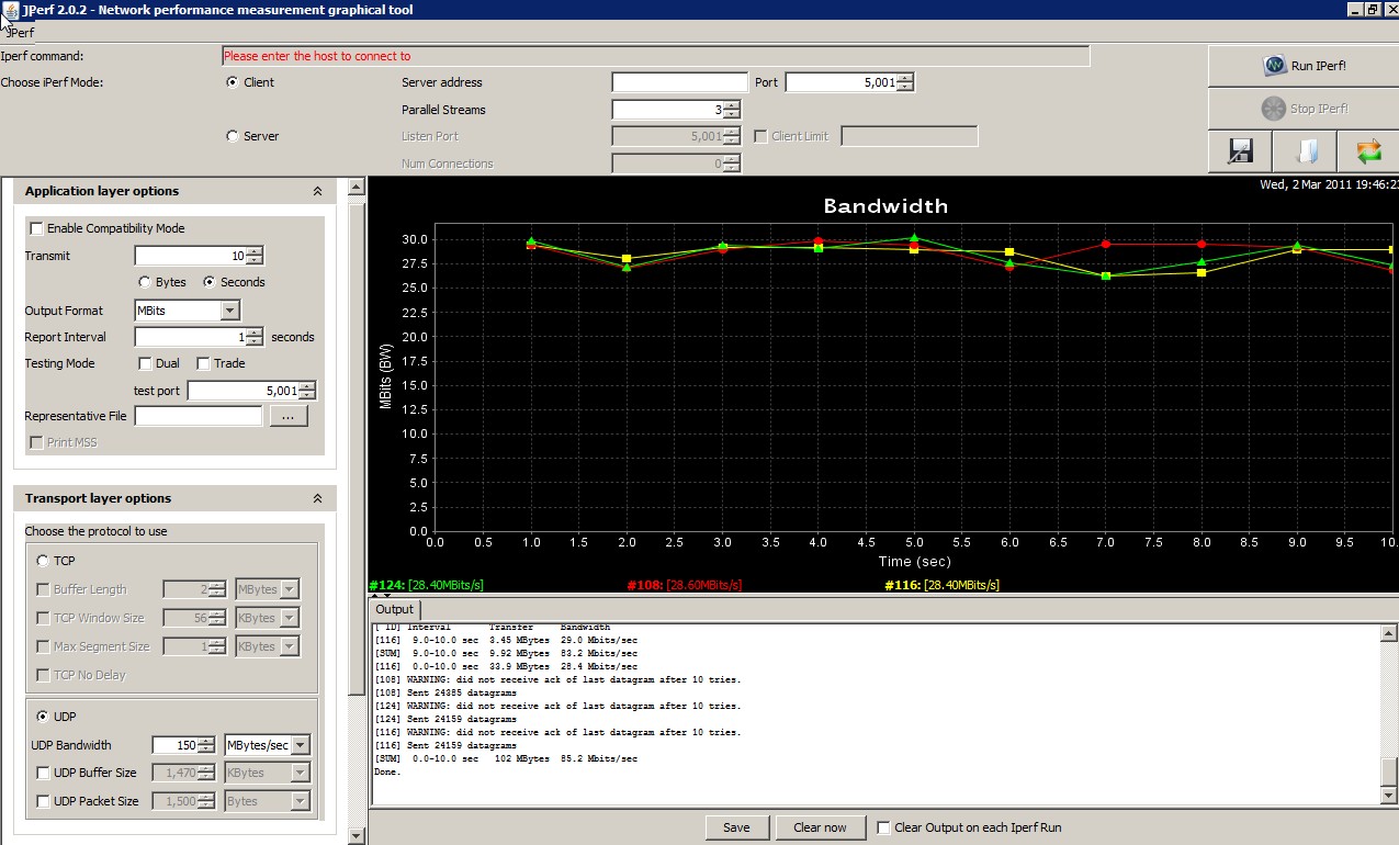 iperf Jak odczytać? Jak testować upload i download?