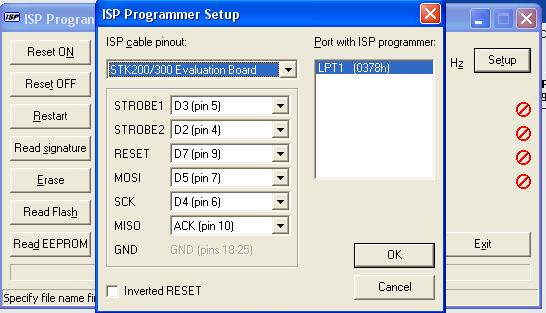 STK 200 / STK 300 jak tym programowac ATAMEL'a 8????