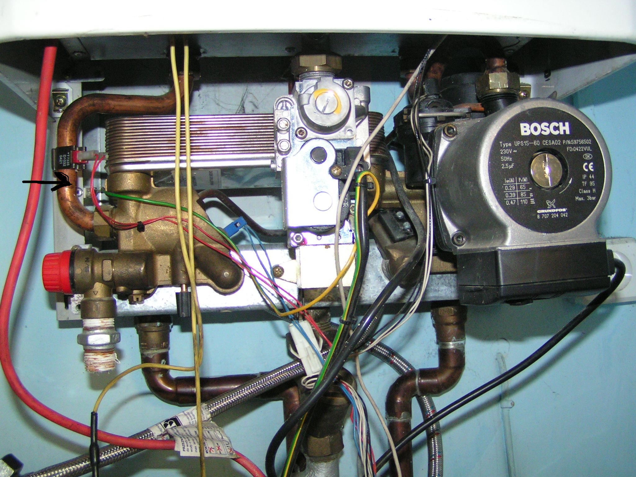 Junkers Euroline ZW 23: błąd przegrzania i wyłączenie po odkręceniu ...