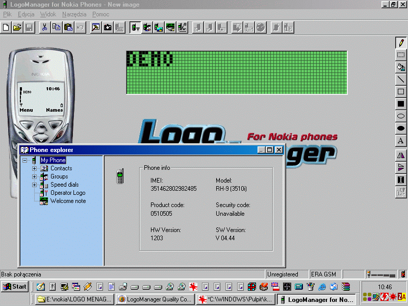 Jak odblokować zapomniany kod zabezpieczający w Nokia 3510i?
