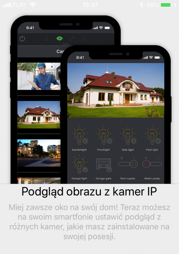 Dodawanie kamer w Integra Control na iPhone vs Android - opcje i metody