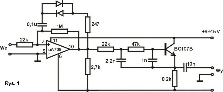 Schemat ideowy wzmocnienia z kompresją A244D - brakujące elementy