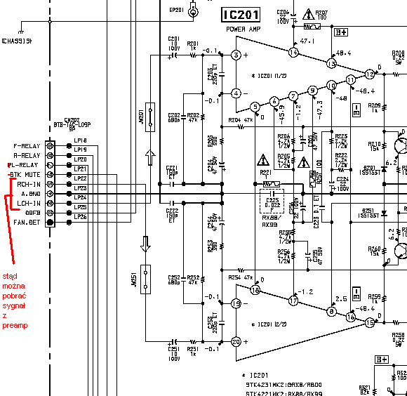 Wieża SONY RX88 - jak zrobić wyjście na zewn. wzmacniacz?