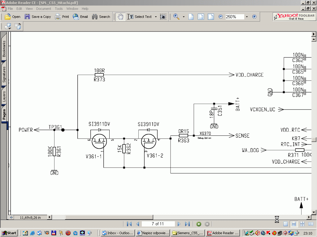 Siemens MC60 - ładowanie baterii nie działa mimo wymiany baterii i ...