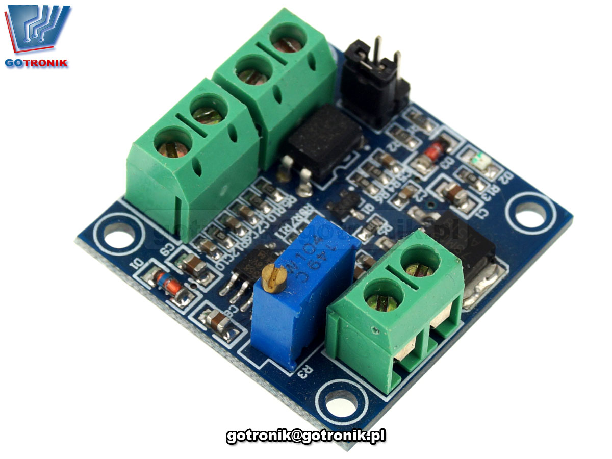 Uzyskanie pełnego zakresu napięcia 0-10V: moduł Zamel SLW-02, konwerter ...