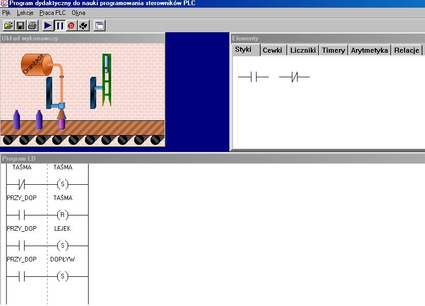 Program symulacyjny- jak rozwiązać lekcje 3 w plc - elektroda.pl