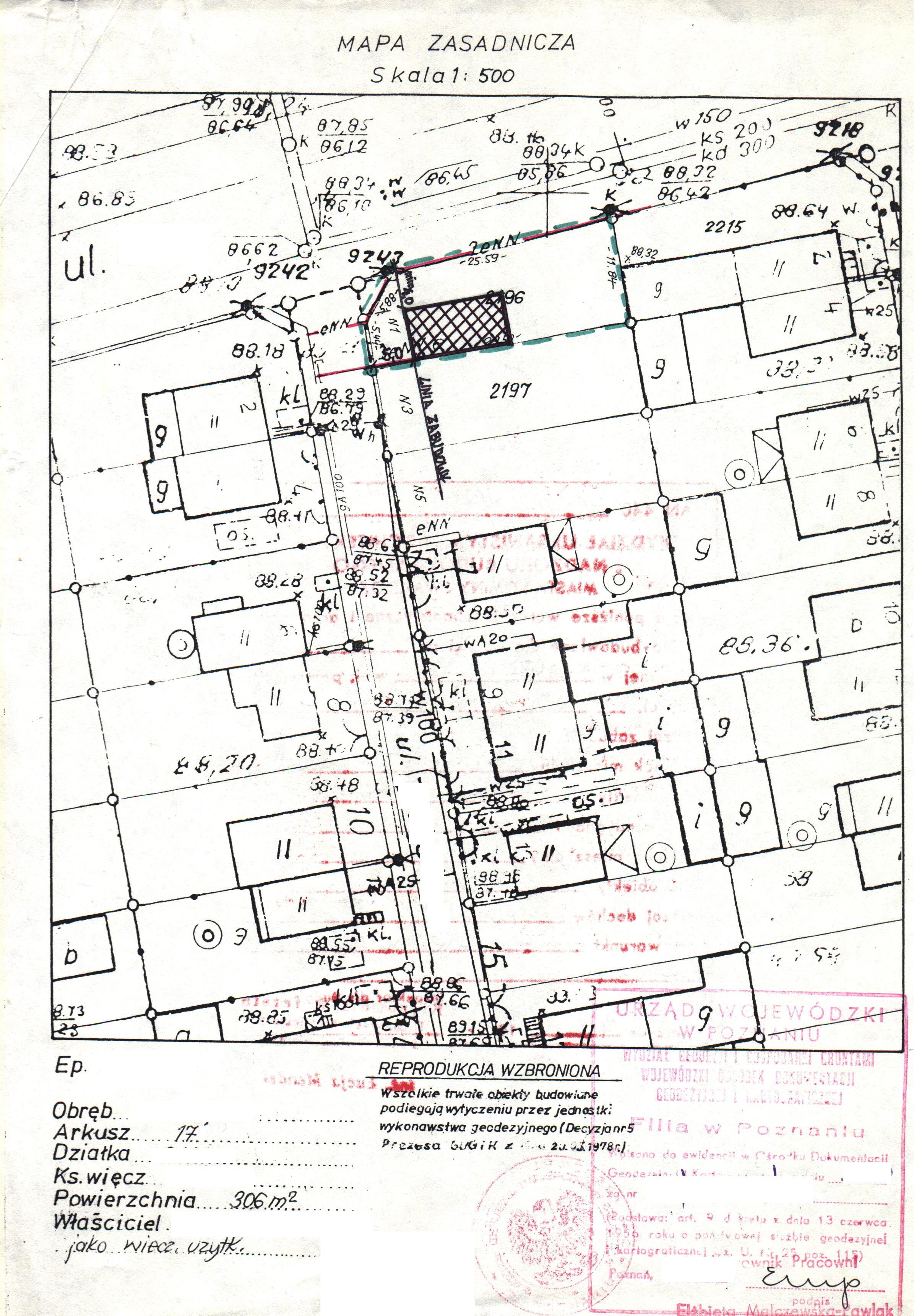 Poszukuję mapy geodezyjnej 1:500 do planowania sieci światłowodowej