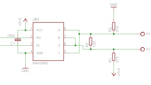 Czy MAX3490 automatycznie przełączy kierunek transmisji RS485 z ...