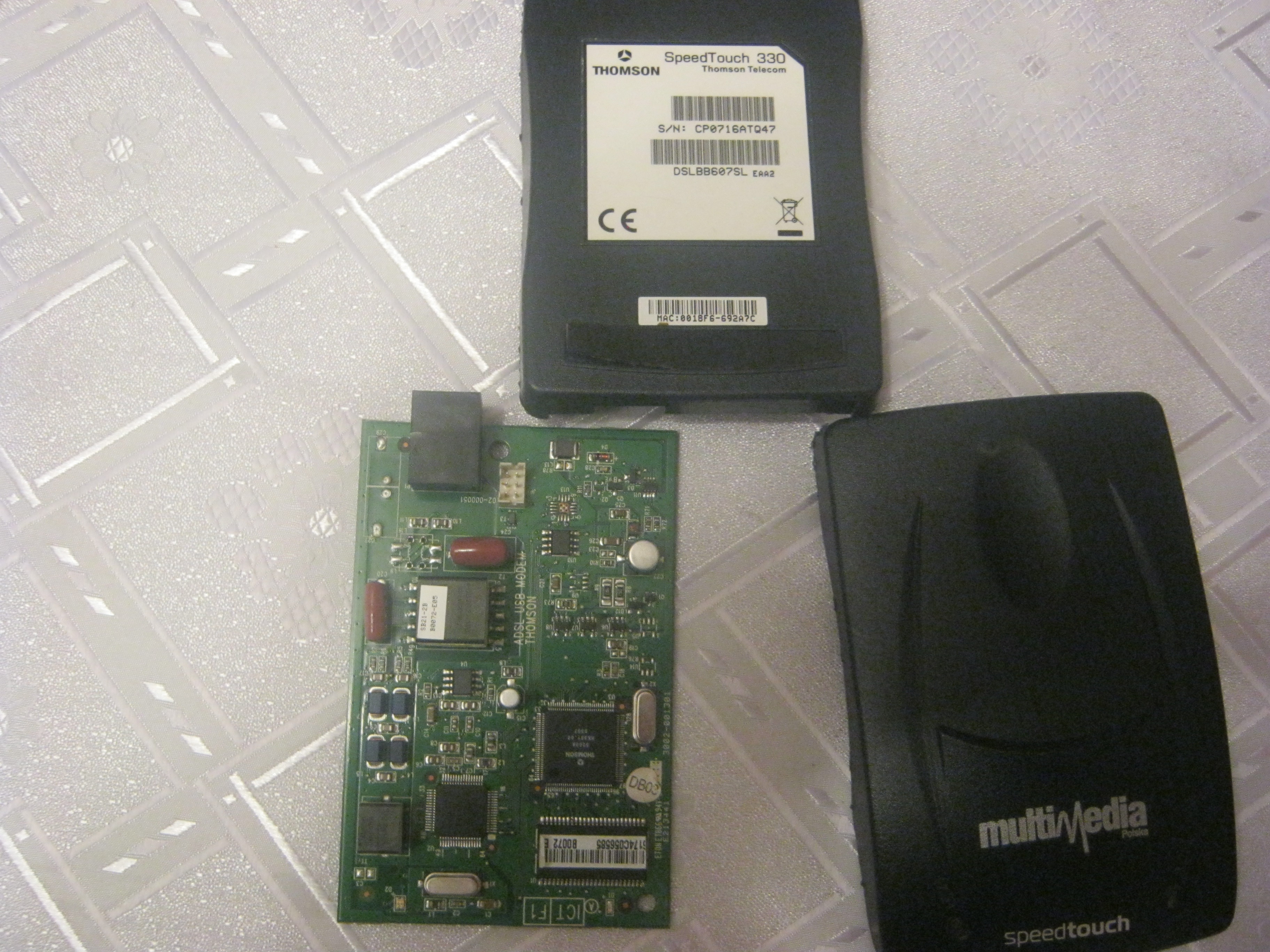 Modem Thomson Speedtouch 330 - Jak zdiagnozować usterkę układu SMD?