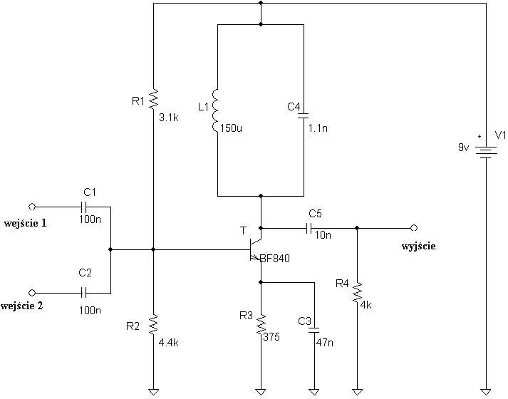 Mieszacz na tranzystorze BF840: Klasa A vs Klasa B - Harmoniczne i ...