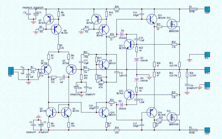 Wzmacniacz audio model - PERUN 1.A dane konstrukcyjne. - 4