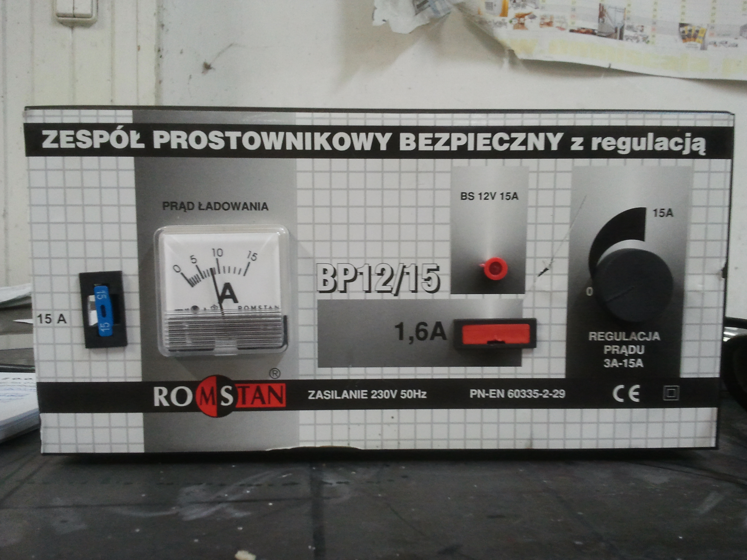 Romstan BP 12V/15A - identyfikacja transformatora i opis podzespołów na ...